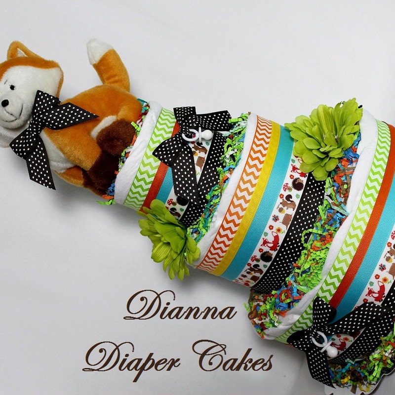 Fox Diaper Cake - Etsy