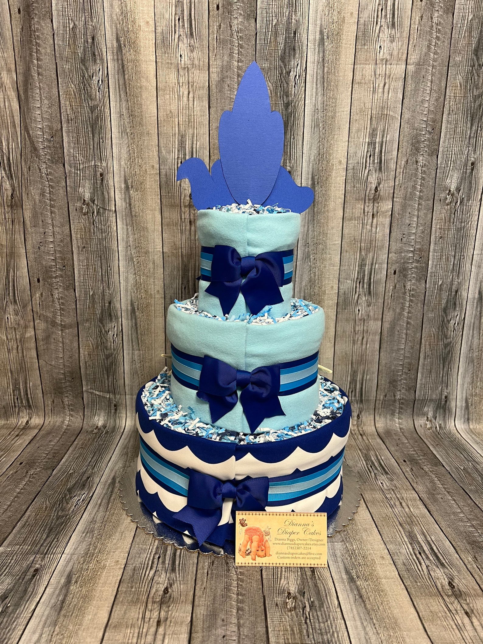 Baby Diaper Cake Surfing Surfer Shower Centerpiece Gift Baby - Etsy