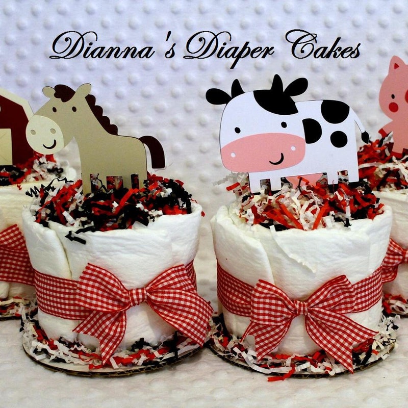 Farm Diaper Cakes - Etsy