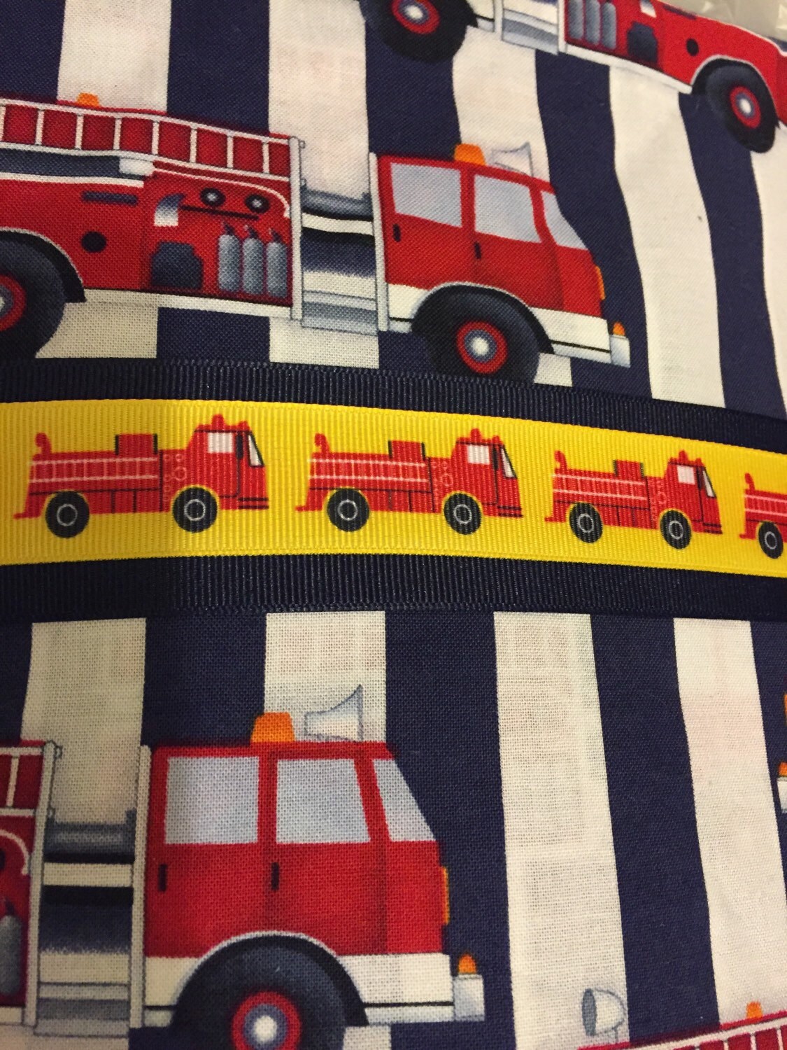 Baby Diaper Cake Fire Engine Fireman SELECT TOPPER Hero Shower Gift ...