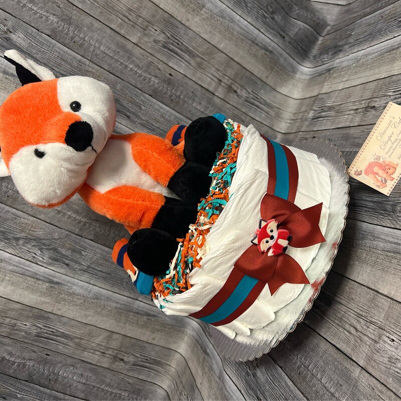 Fox Diaper Cake - Etsy