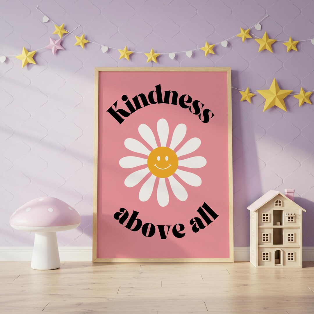 Kindness Printable Wall Art Classroom Playroom Décor Digital Download ...