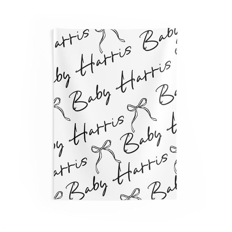 Baby Shower Banner, Custom Backdrop, Personalized Baby Shower Sign ...