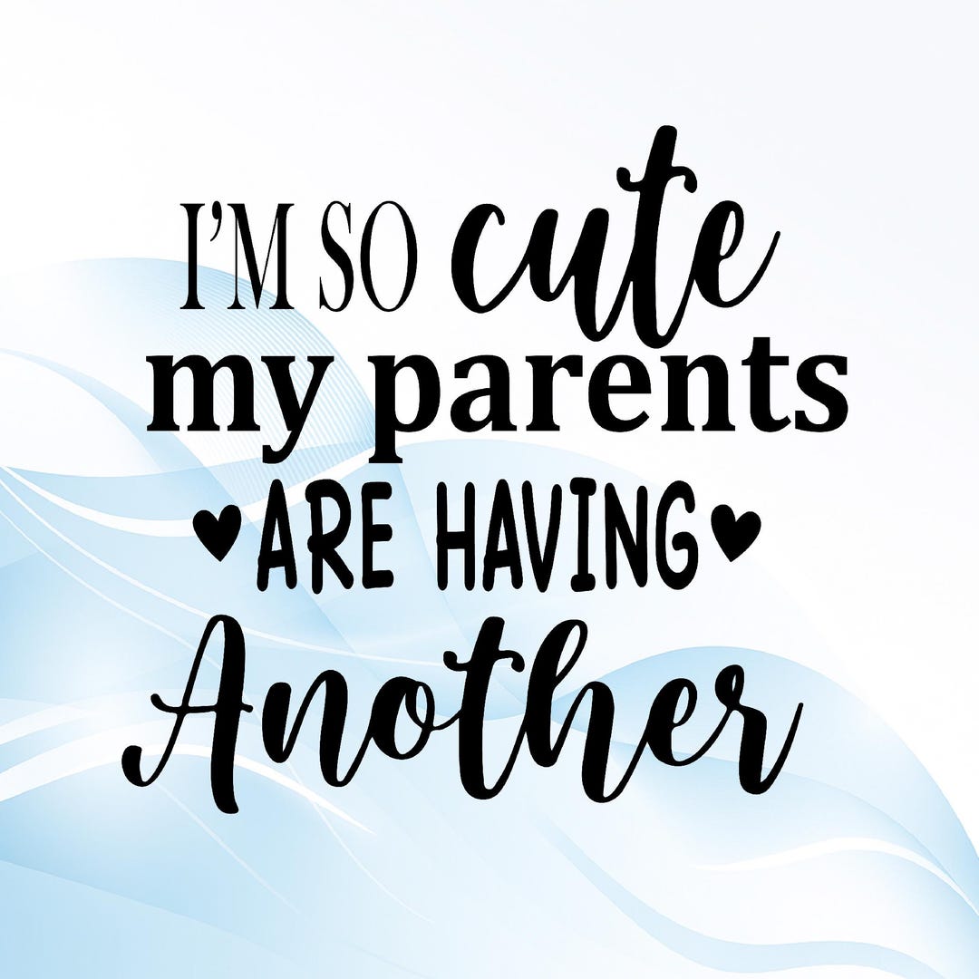 Parents Having Another SVG, Funny Pregnancy Svg, Baby Announcement SVG ...