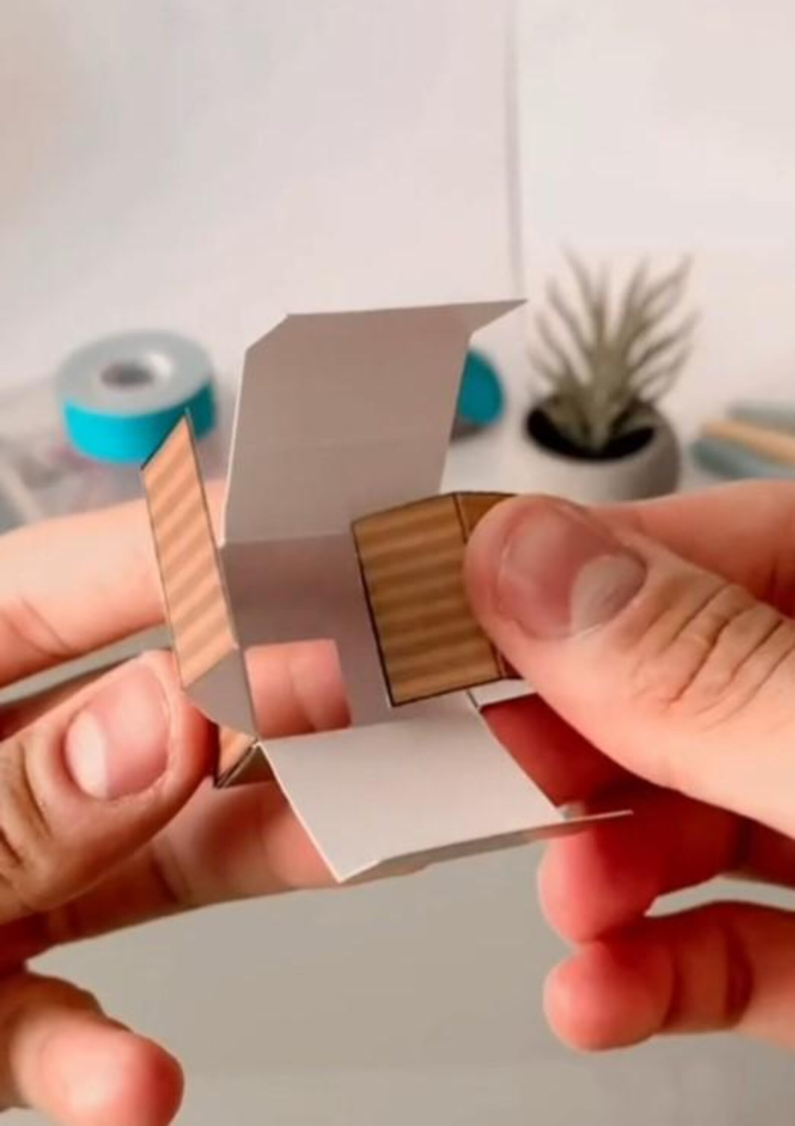 Pop up Cat in Box Paper Craft Template | 3D Printable Paper Toy With ...