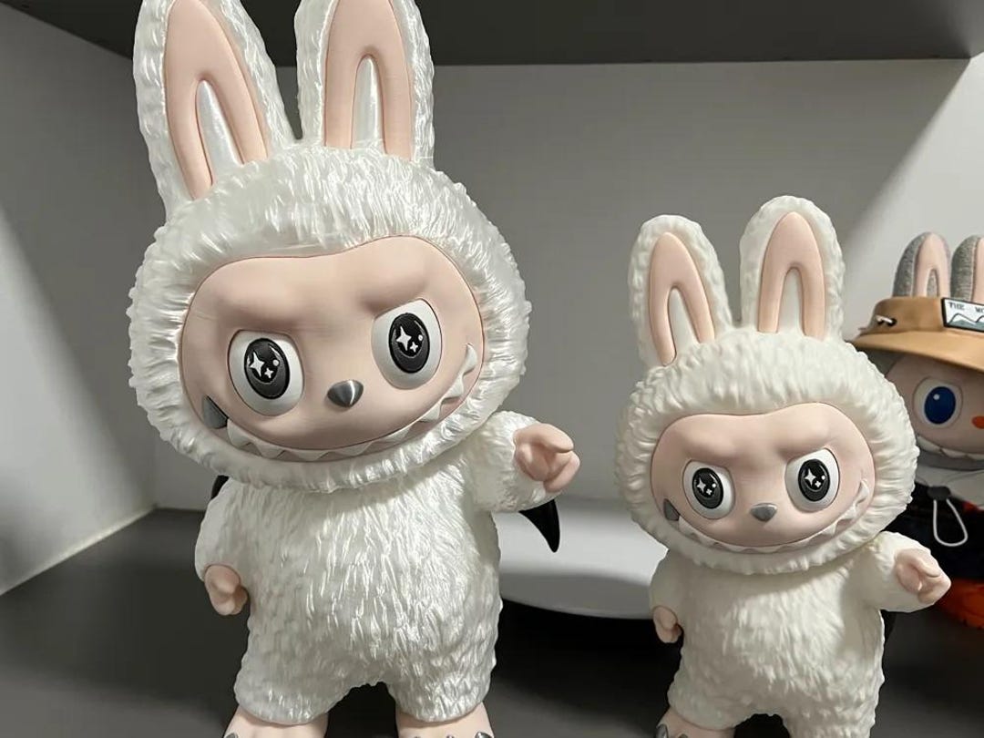 Archangel Labubu STL – 3D Printable Angel Art Toy With Wings | Cute ...