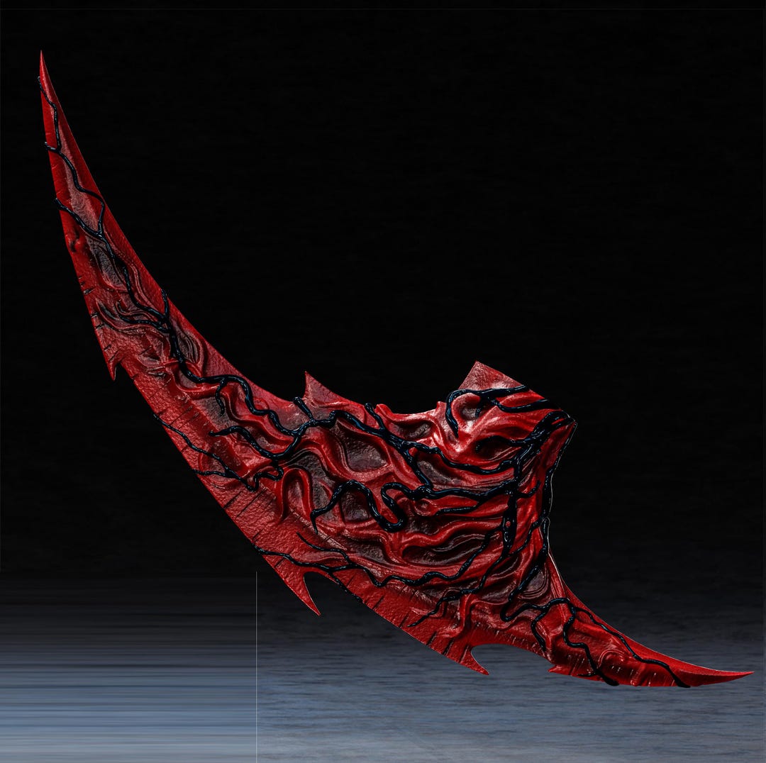 Carnage Blade STL – Symbiote Weapon 3D Model for Cosplay & Display ...
