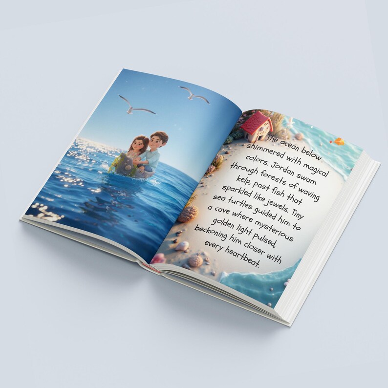 Custom Ocean Adventure Storybook, Personalized Gift for Kids, Children ...
