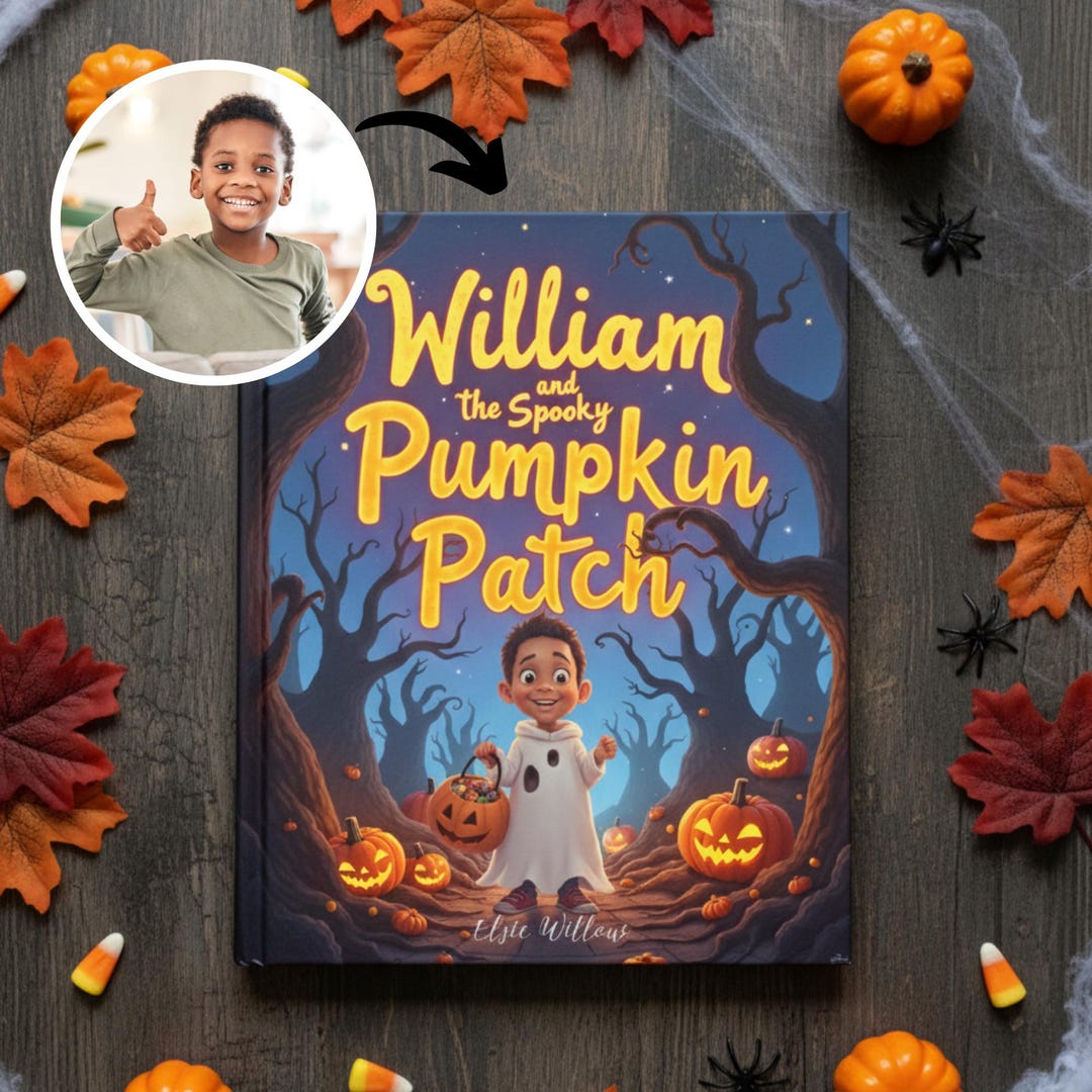 Personalized Halloween Storybook for Kids, Custom Name & Character ...