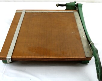 Vintage paper cutter | Etsy