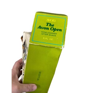 Vintage MCM Avon the Avon Open Golf Cart Windjammer After Shave Full - Etsy
