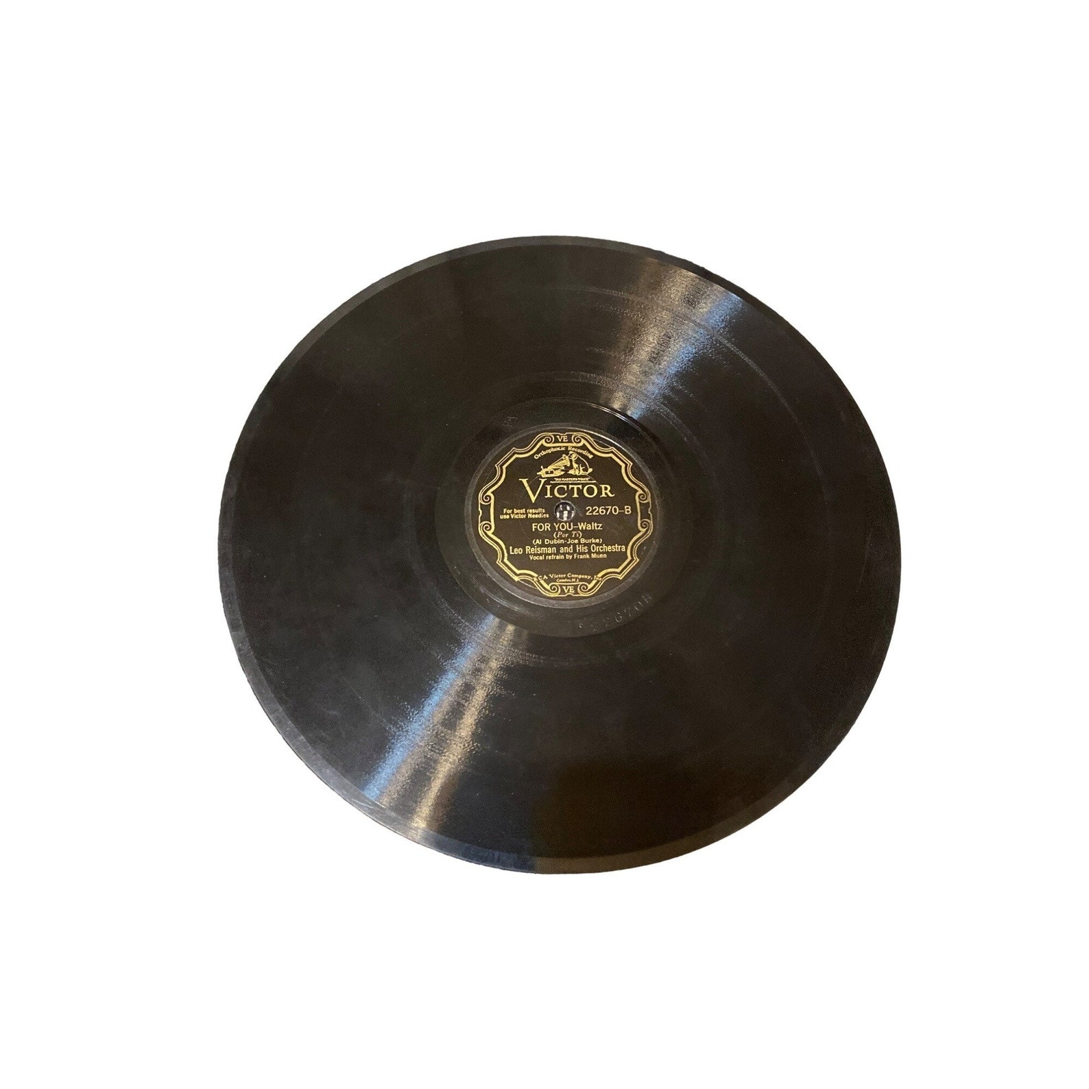 Vintage Record Victor Fox Trot You'll Be Mine Apple Blossom Time for ...