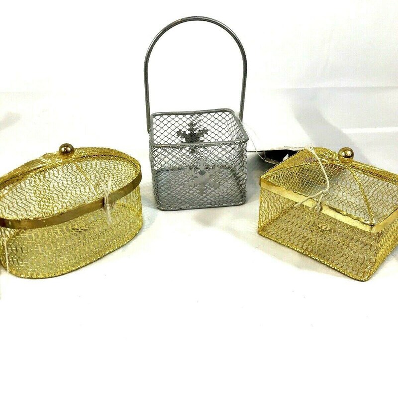 Small Metal Basket - Etsy