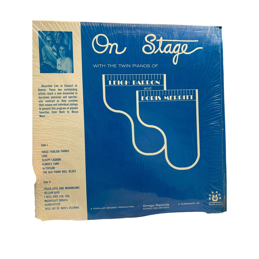 Vintage Vinyl Record on Stage Twin Pianos Leigh Barron Doris - Etsy Canada