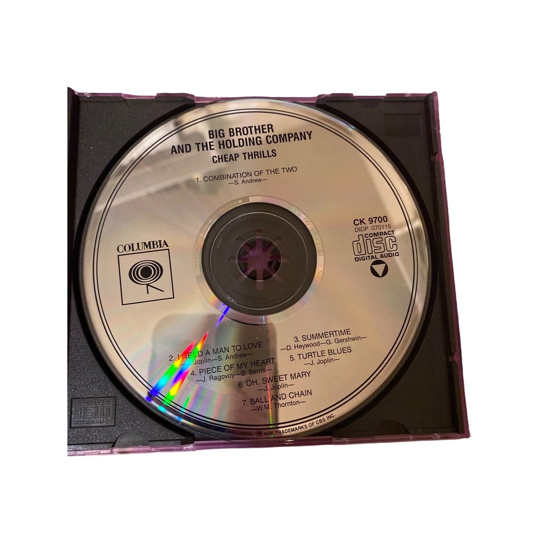 Big Brother and the Holding Company Cheap Thrills Music Cd - Etsy