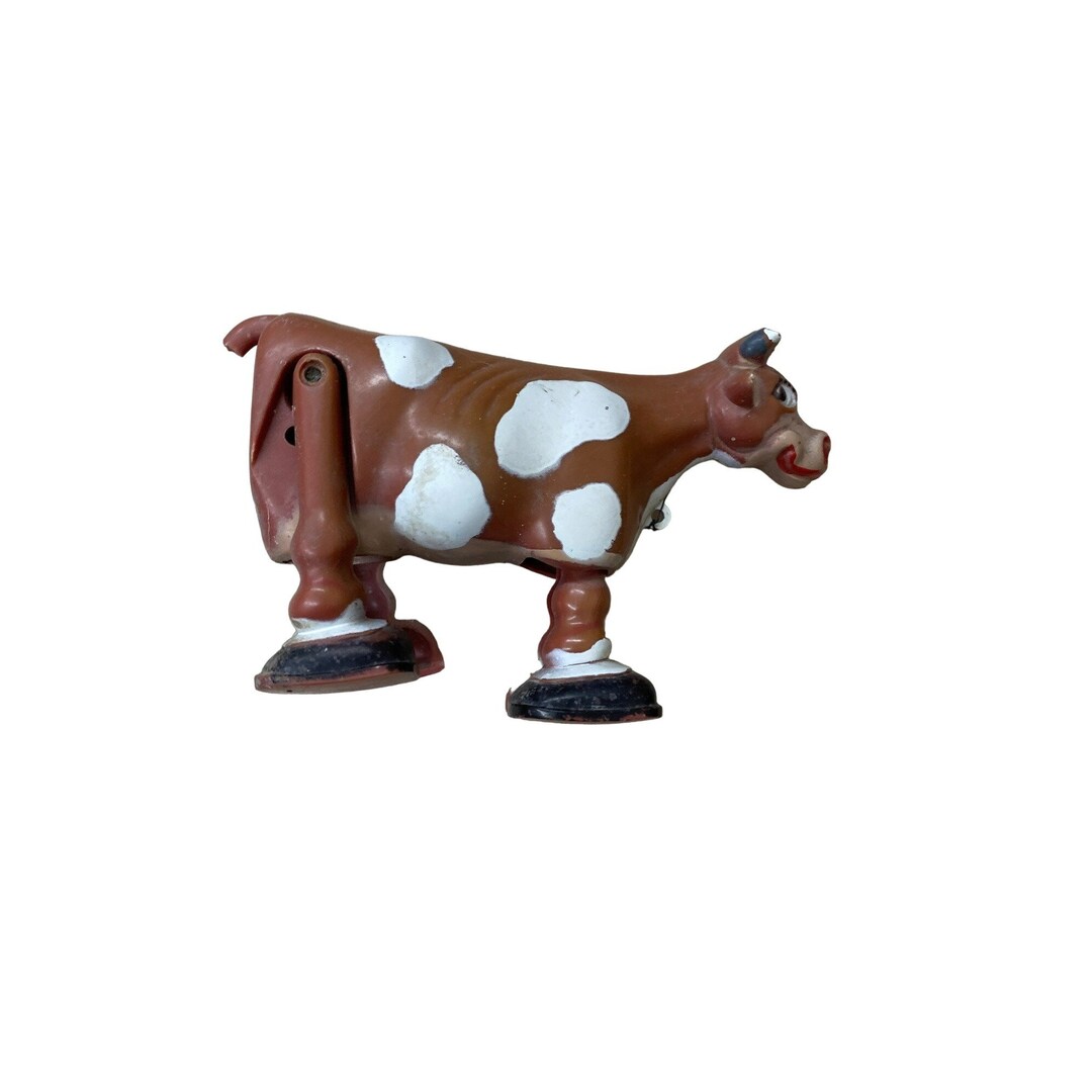 Vintage Marx Plastic Cow Moving Legs Figurine Hong Kong Collectible - Etsy