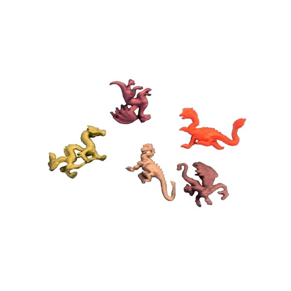 Miniature Rubber Dragons - Etsy