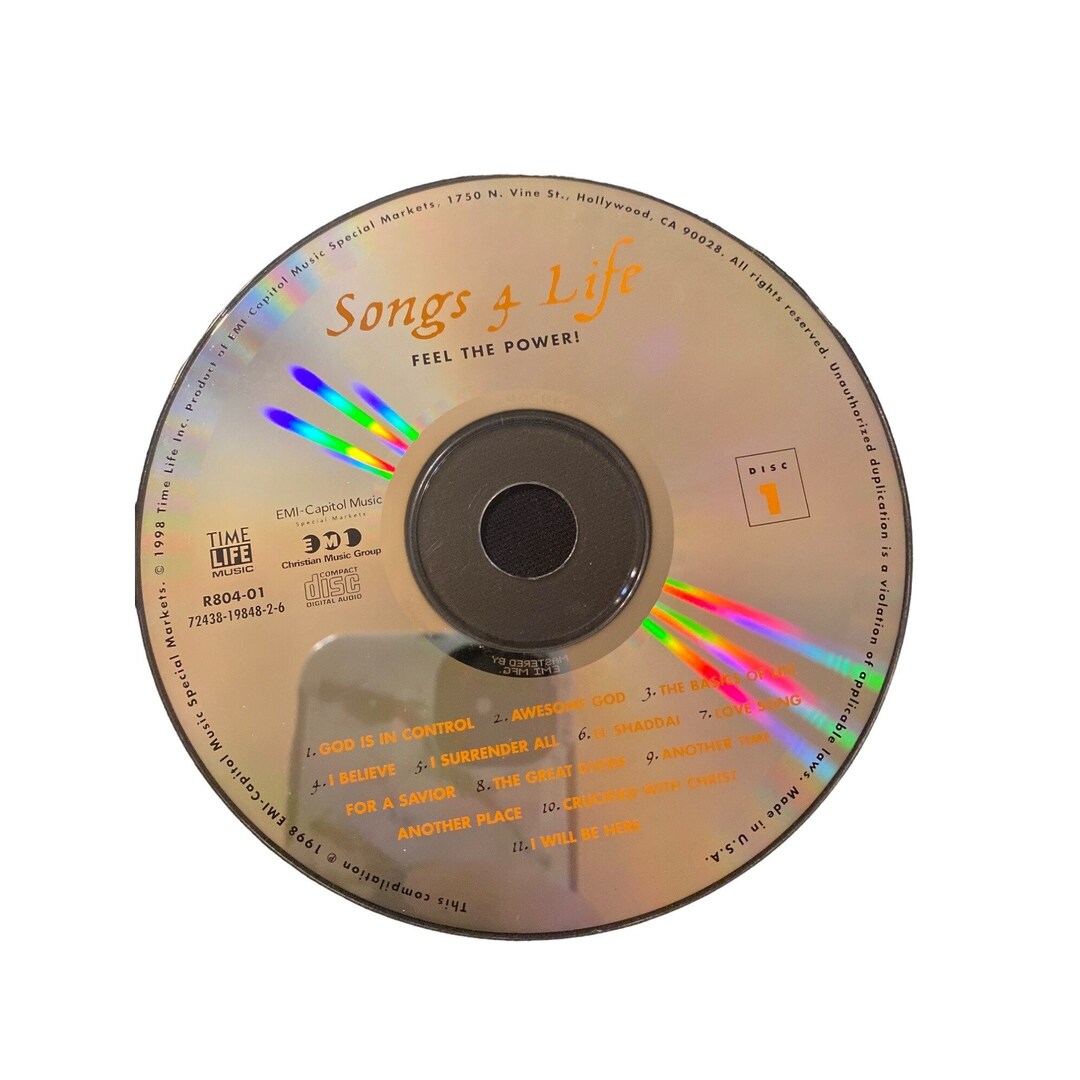 AS IS Songs for Life Feel the Power Music CD - Etsy
