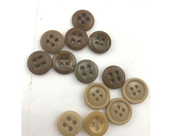 Sewing Brown Buttons - Etsy