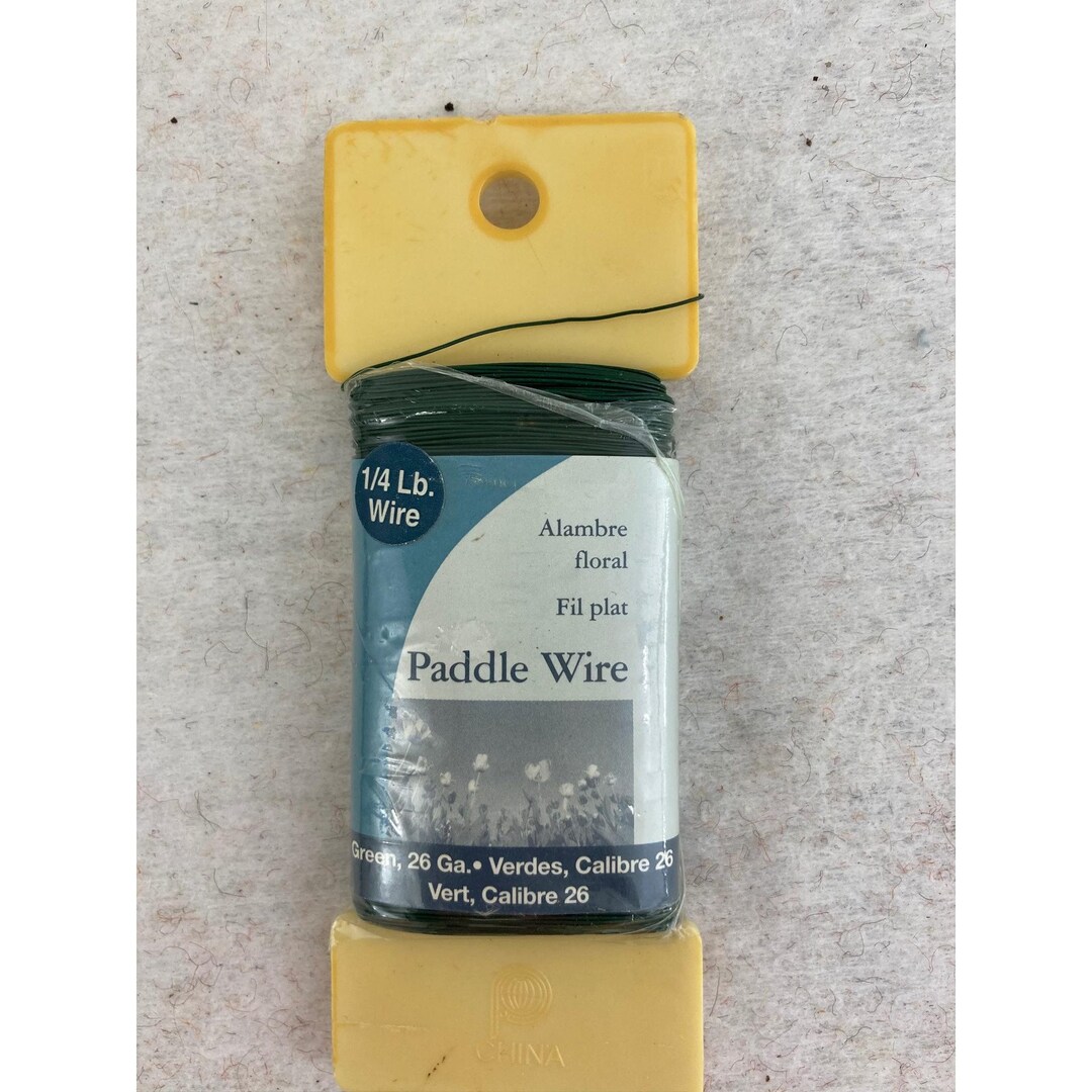 1/4 Lb Paddle Wire 26 Gage Floral Craft NWT - Etsy