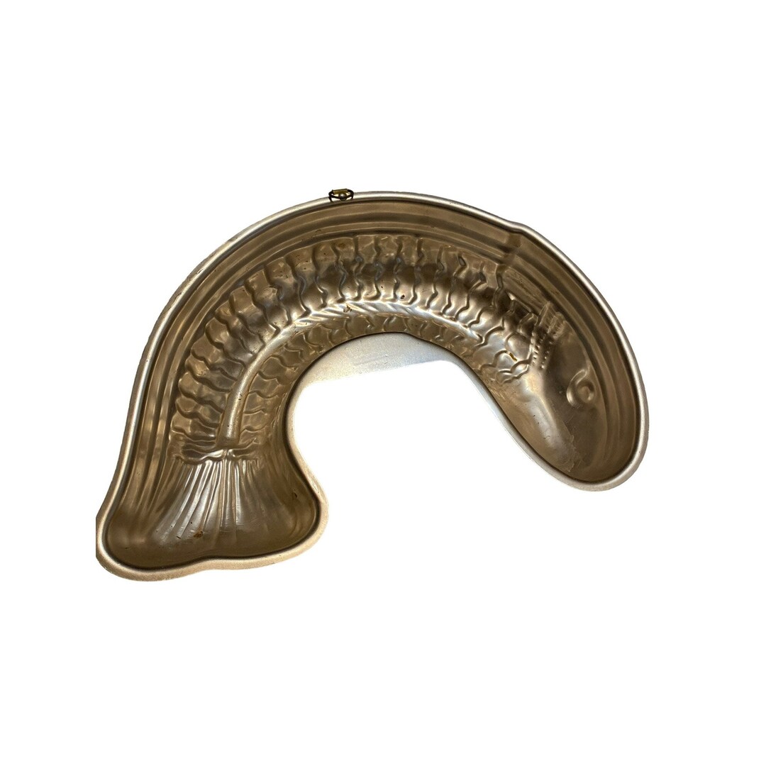Vintage MCM Fish Copper Jello Cake Mold Wall Decor - Etsy