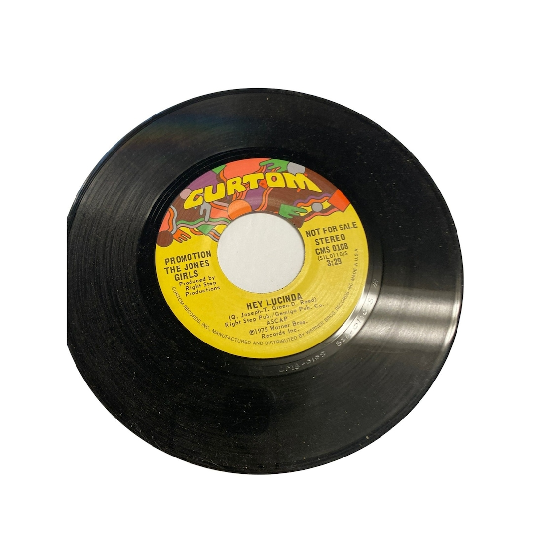 Vintage 7” Vinyl Record 45 RPM the Jones Girls Hey Lucinda - Etsy