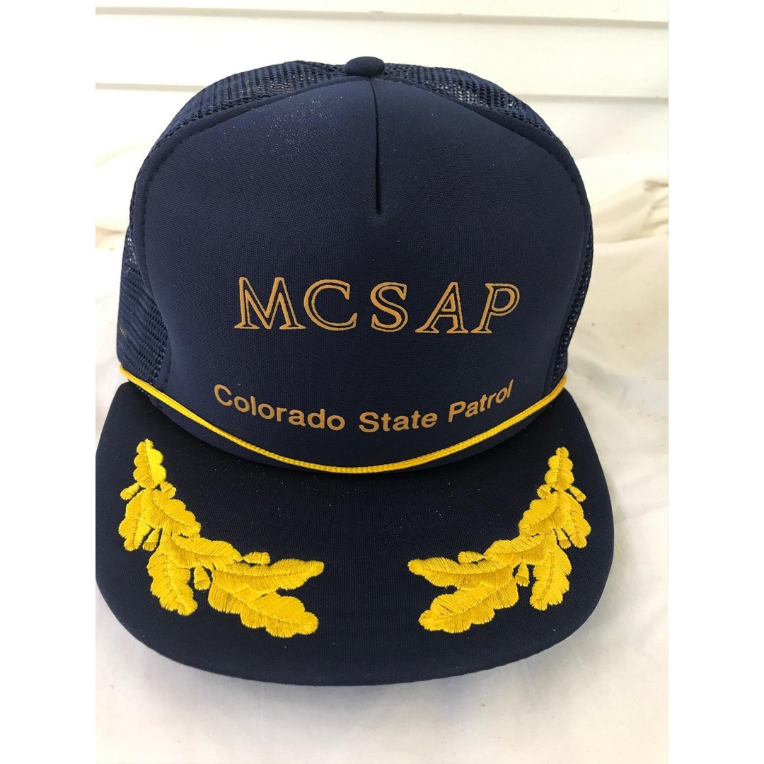Vintage MCSAP Colorado Patrol Snapback Cap Hat Trucker Mesh - Etsy UK