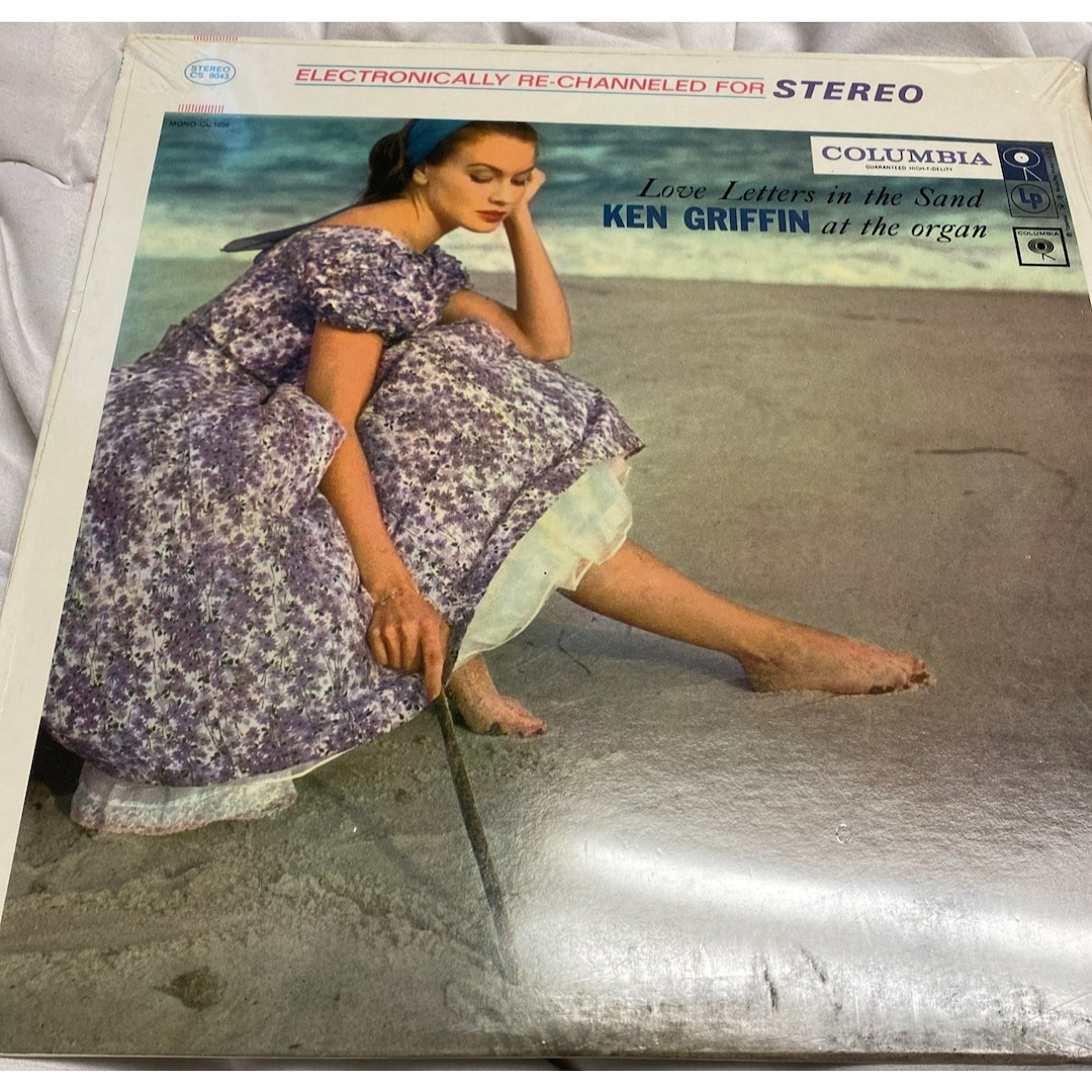 Vintage Vinyl Record Ken Griffin at the Organ Love Letters in the Sand ...