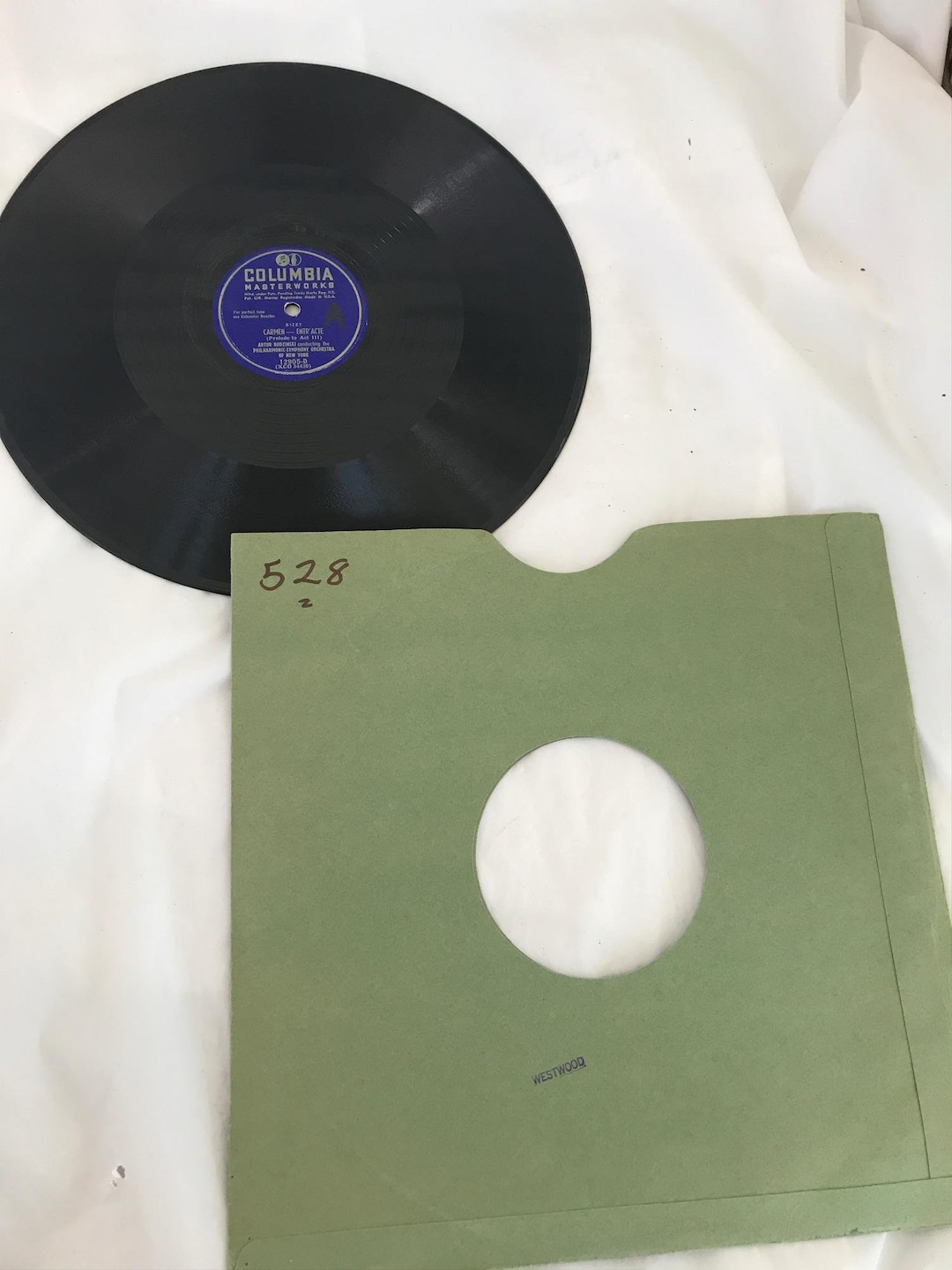 Vintage Columbia Masterworks Carmen Prelude to Act 3 Vinyl Record - Etsy