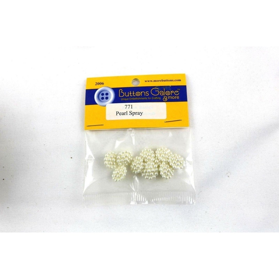 Buttons Galore 771 Pearl Spray Buttons Crafts Sewing Scrapbook - Etsy