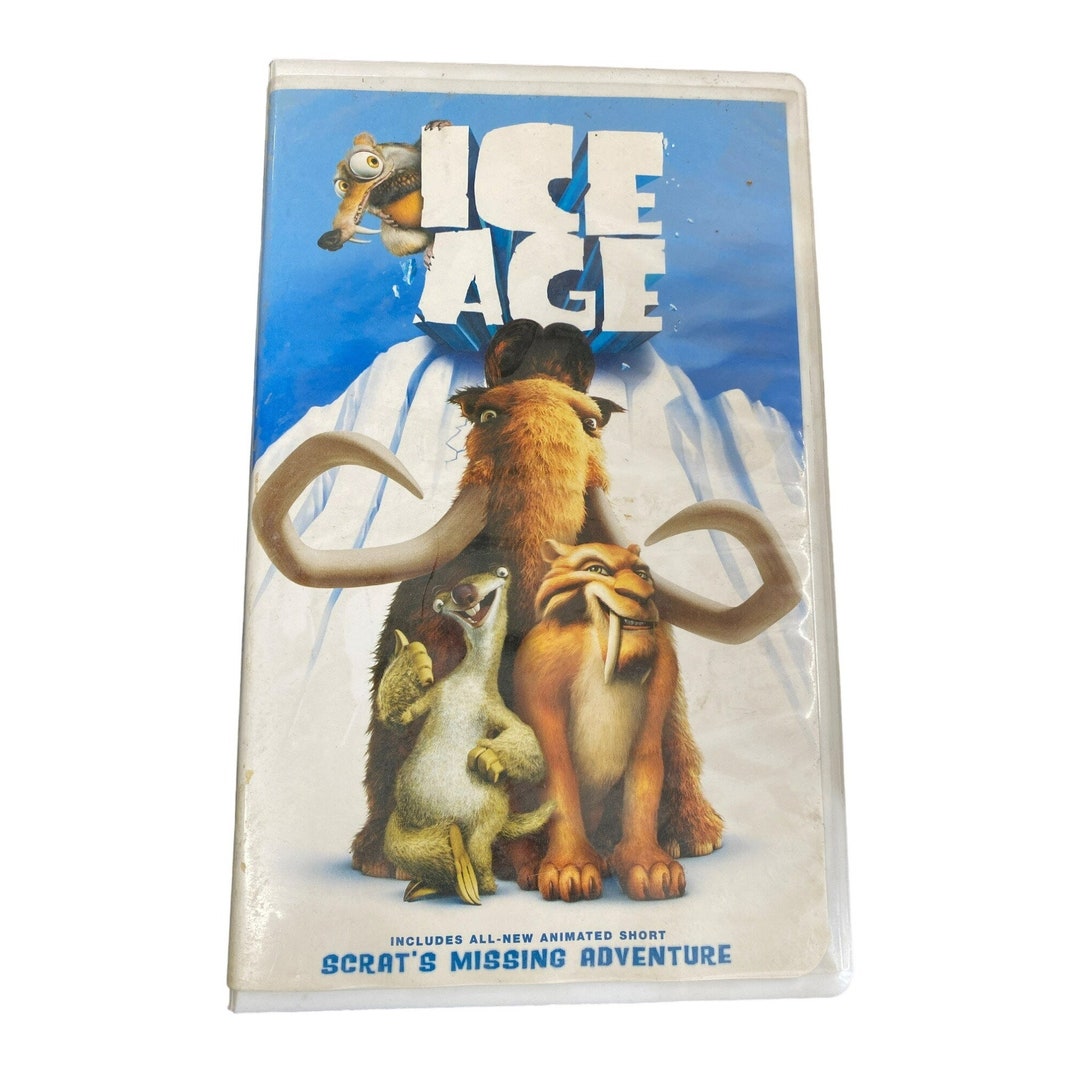 Vintage Ice Age VHS Tape Cartoon Hard Case - Etsy