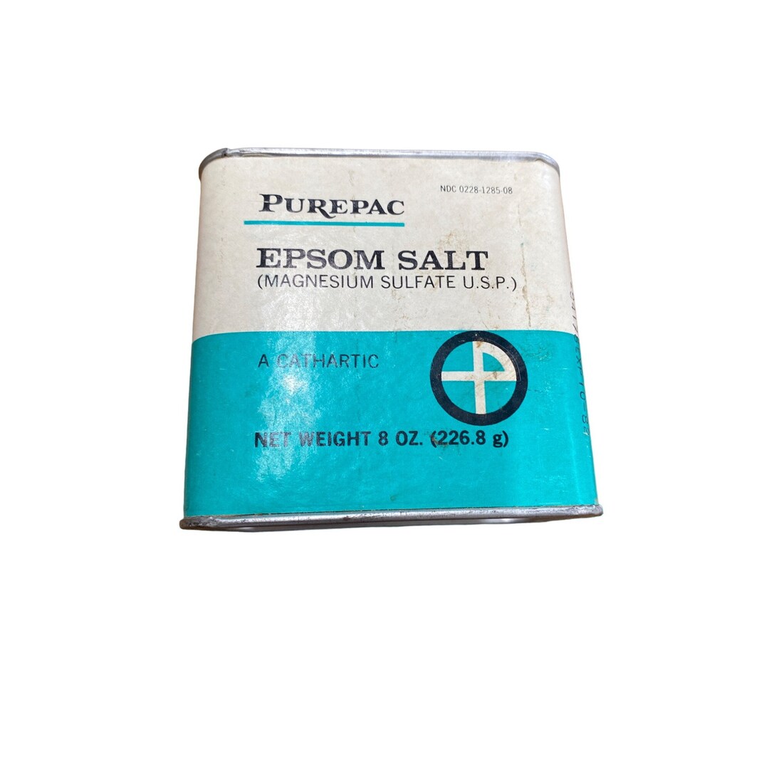 Vintage Epson Salt Tin Collectible Photo Prop - Etsy