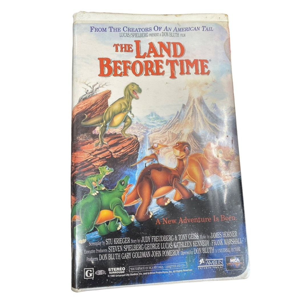AS IS Vintage the Land Before Time Dinosaur Movie VHS - Etsy
