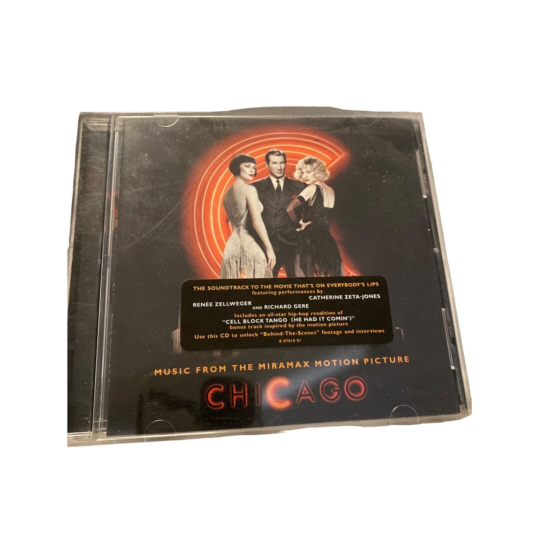Chicago Soundtrack Richard Gere Music Cd - Etsy
