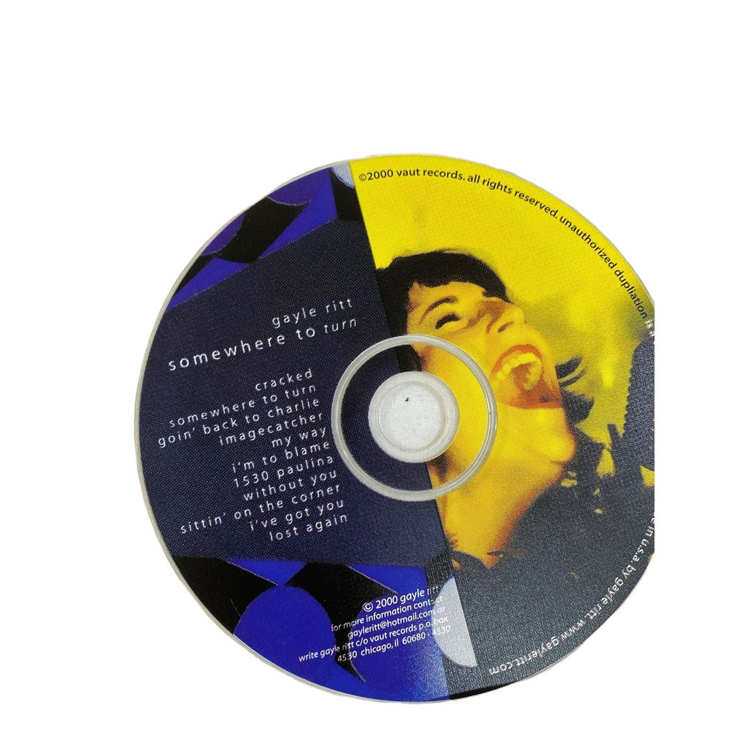 Vintage Gayle Ritt Somewhere to Turn Music CD - Etsy