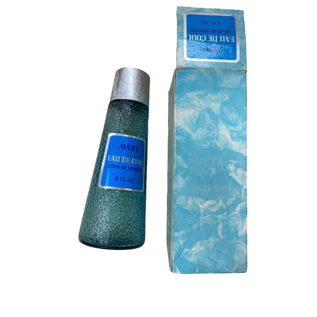 AS IS Vintage Avon Eau De Cool Splash on Refresher Bottle Collectible ...