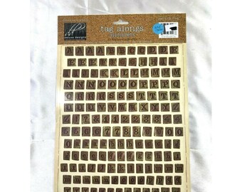 Brown Alphabet | Etsy