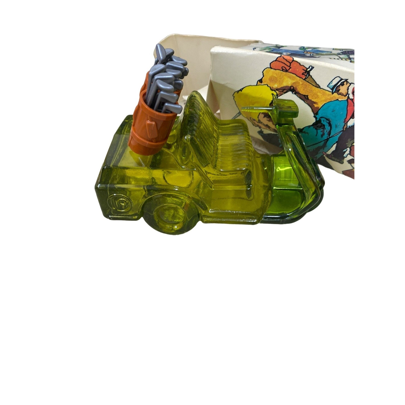 Vintage MCM Avon the Avon Open Golf Cart Windjammer After Shave Full - Etsy