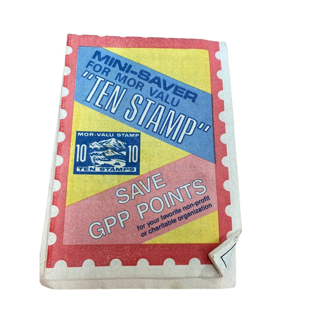 Mini Saver for Mor Value Ten Stamp Save GPP Points - Etsy