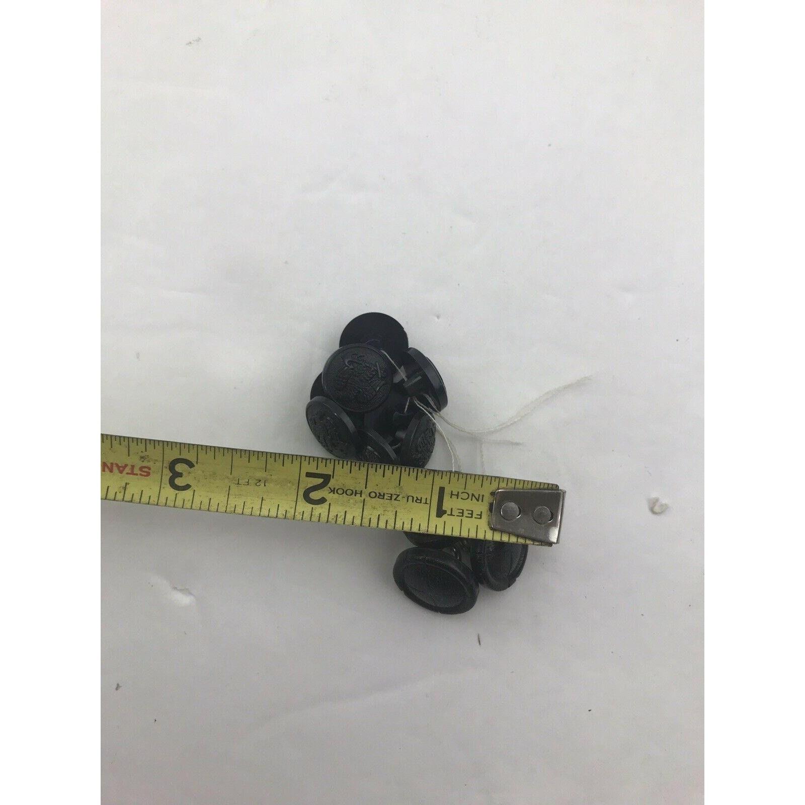 Vintage Black plastic shank buttons 2 styles craft sewing | Etsy