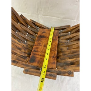 Vintage Handmade Wooden Block Hanging Plant Stand 2 Tier - Etsy