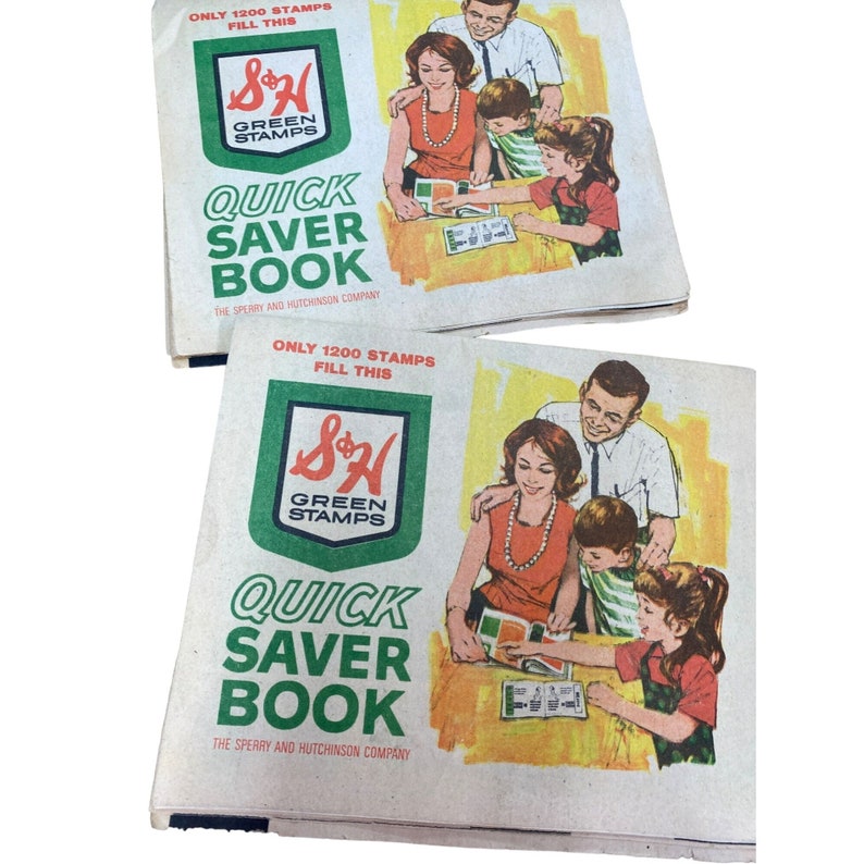 Antique S&H Green Stamps Quick Saver Booklet - Etsy