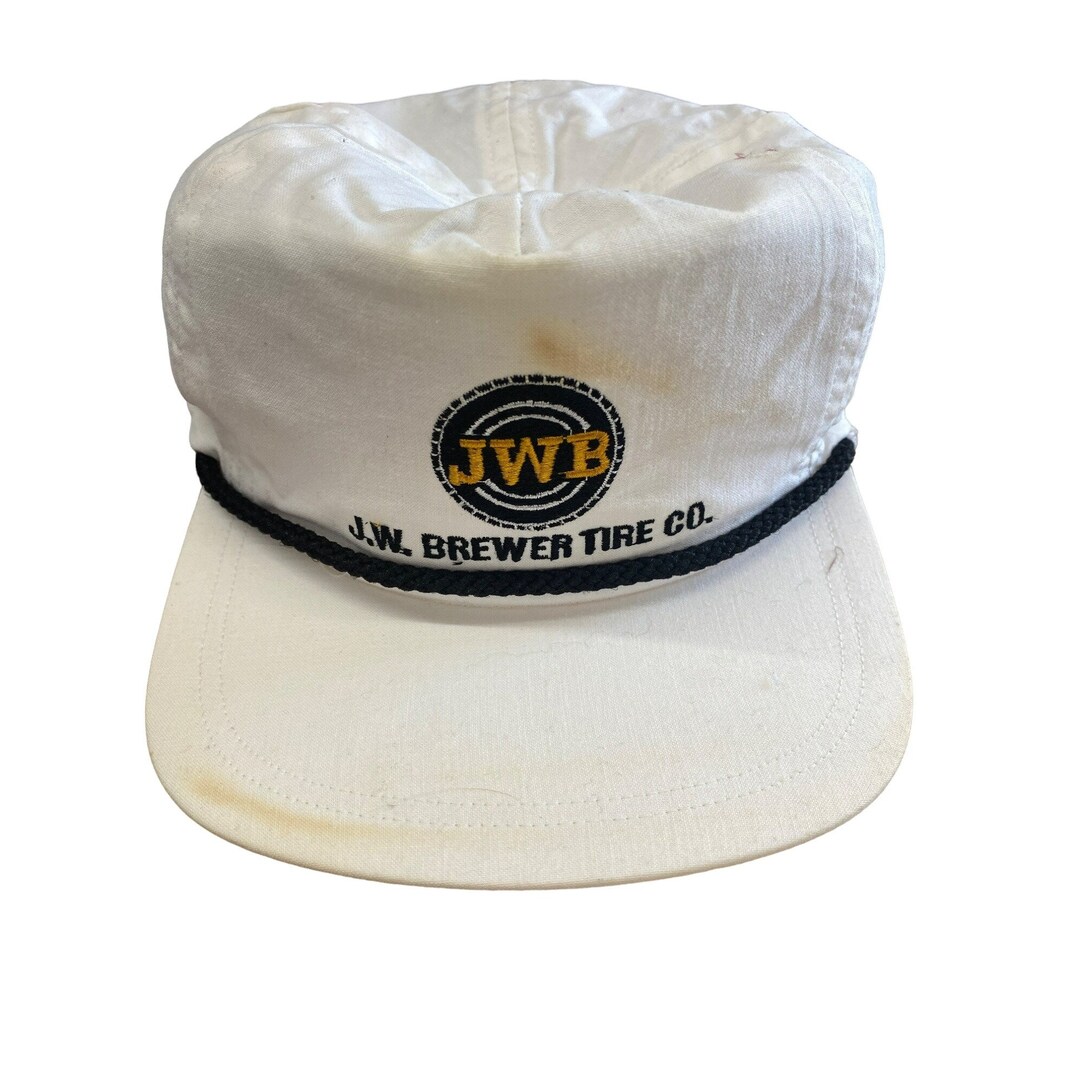 AS IS Vintage Trucker Hat Cap JW Brewer Tire Company - Etsy