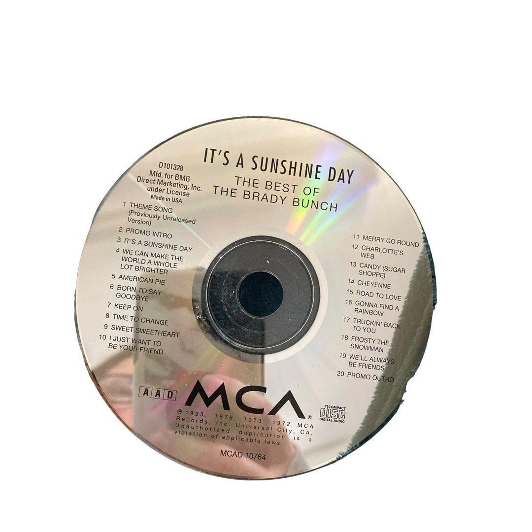 AS IS It's a Sunshine Day Best of the Brady Bunch Music CD - Etsy
