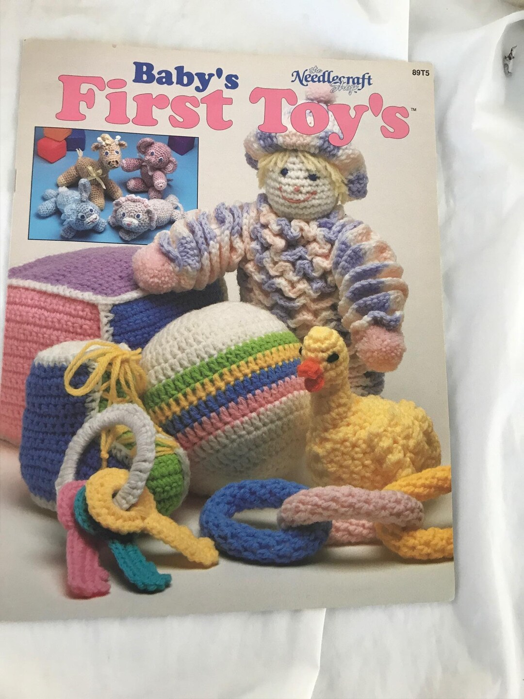 Vintage Baby’s First Toys Crochet Pattern Booklet - Etsy