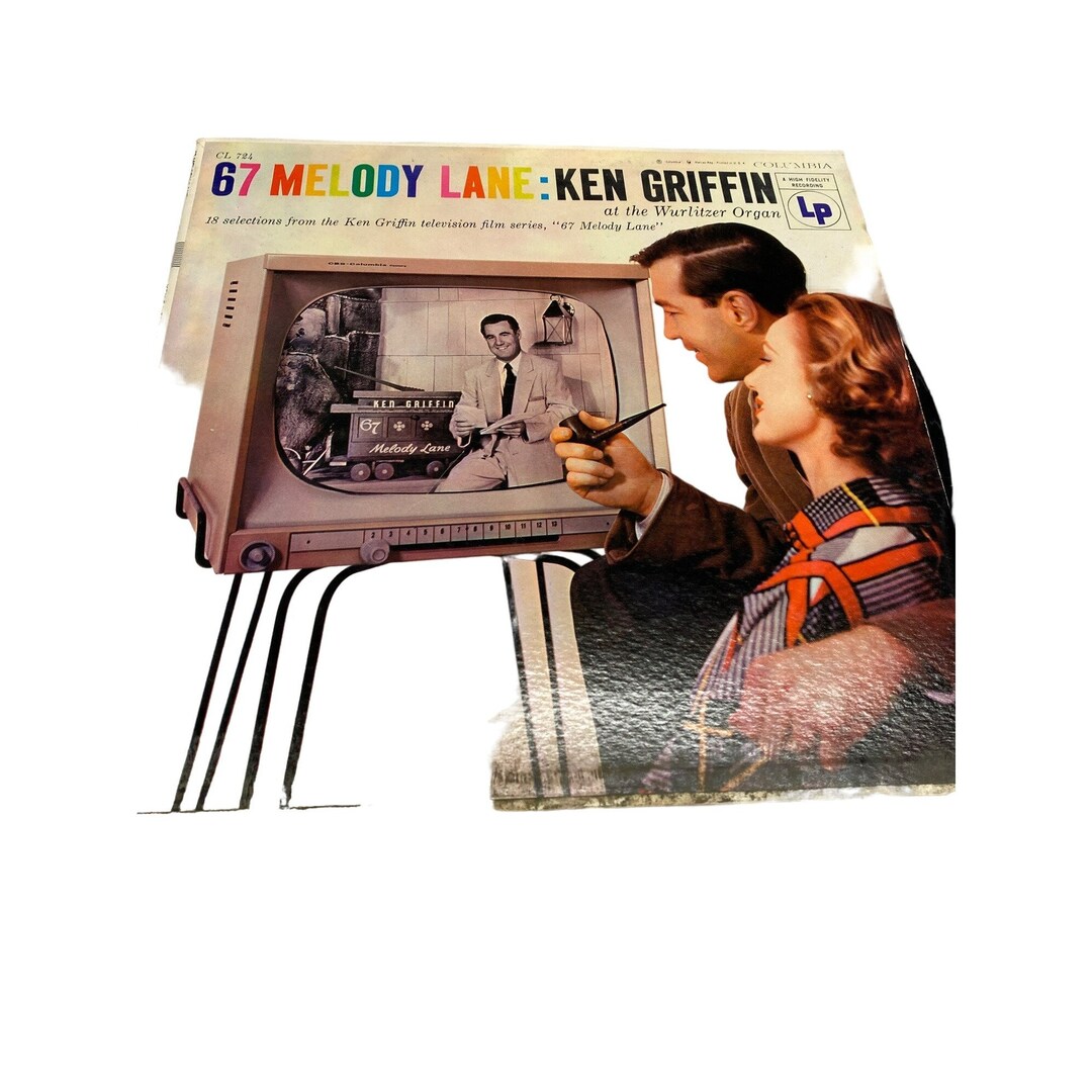 Vintage Vinyl Record Ken Griffin at the Wurlitzer Organ 67 Melody Lane ...