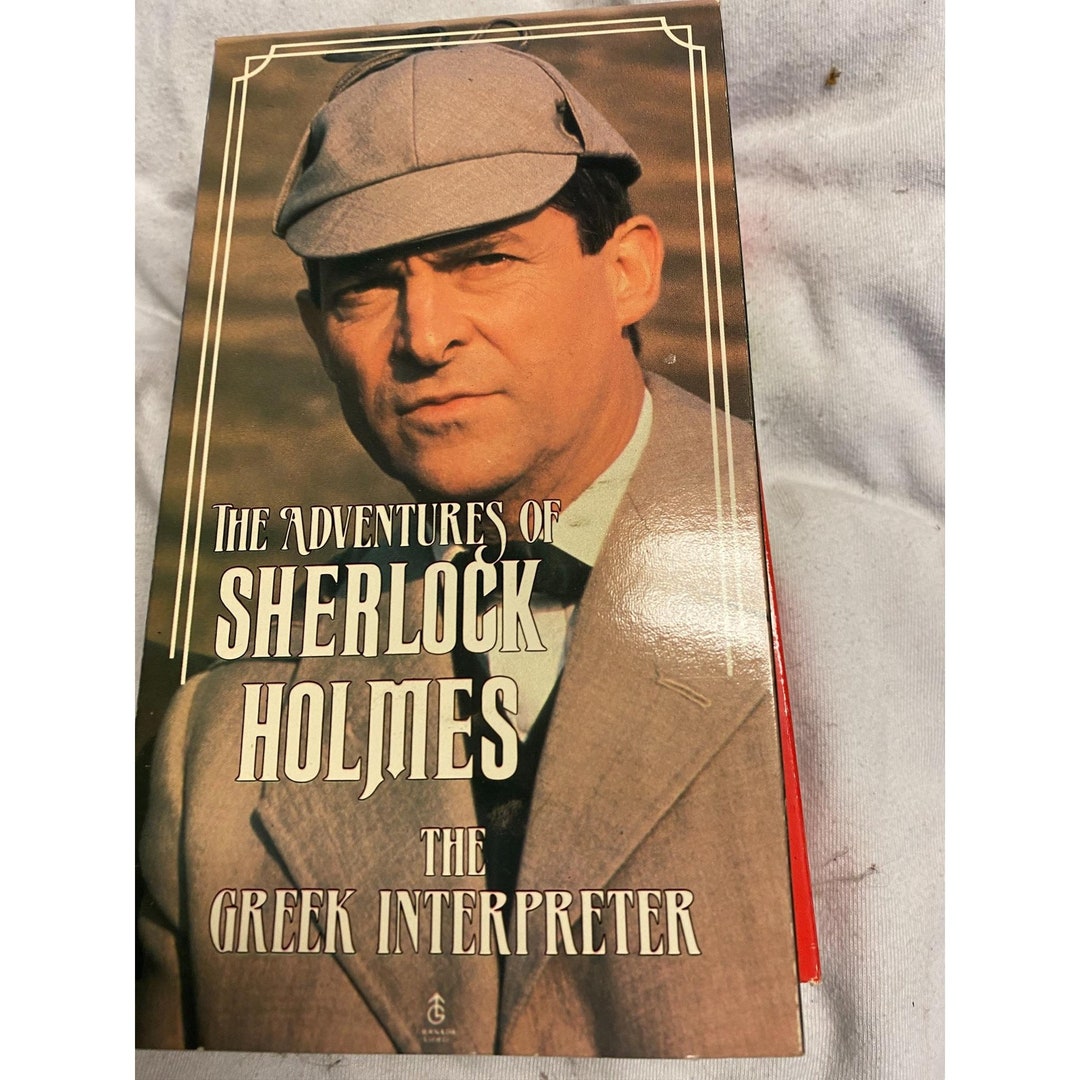 Vintage Adventures of Sherlock Holmes Greek Interpreter VHS Tape Movie ...