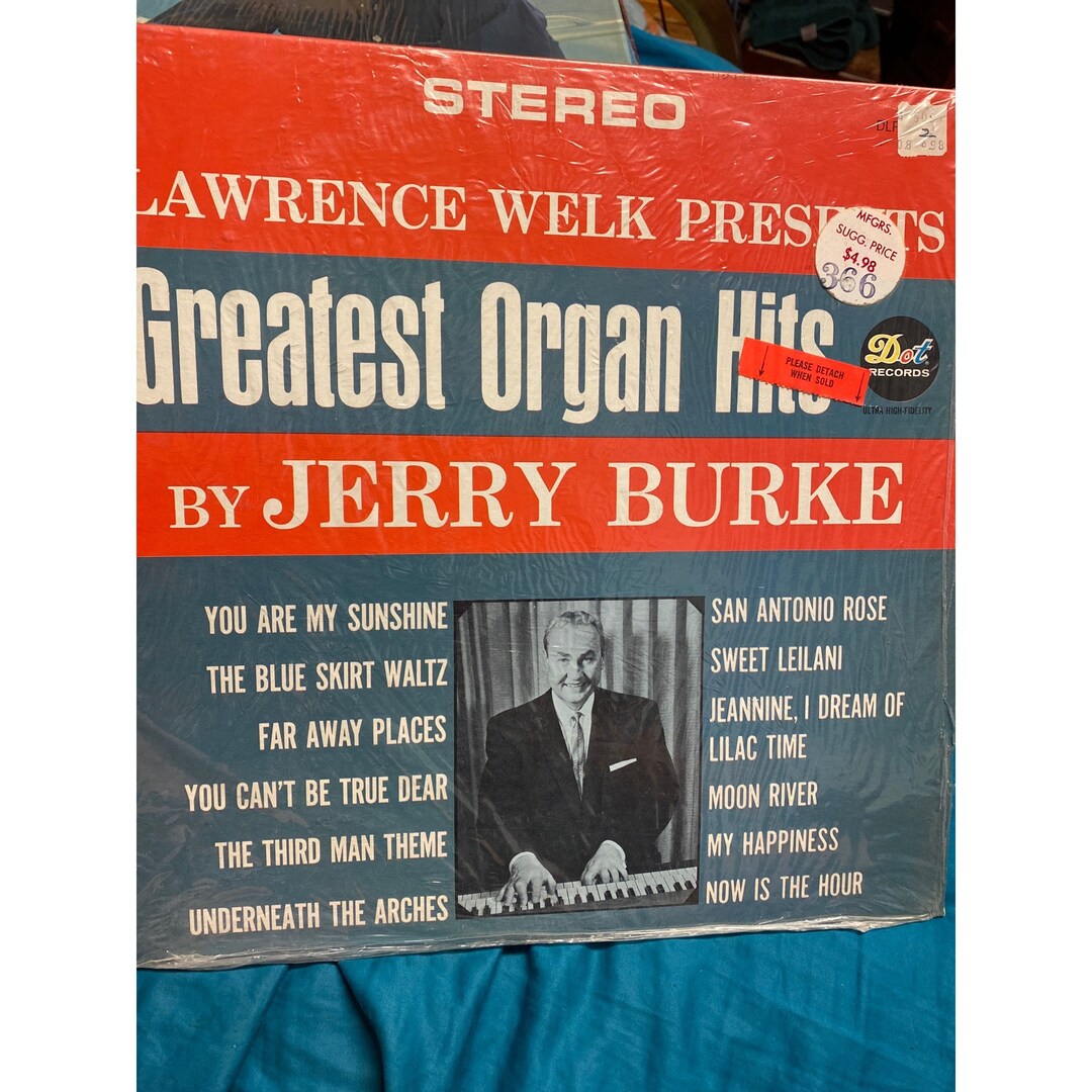 Vintage Greatest Organ Hits Jerry Burke Vinyl Record - Etsy