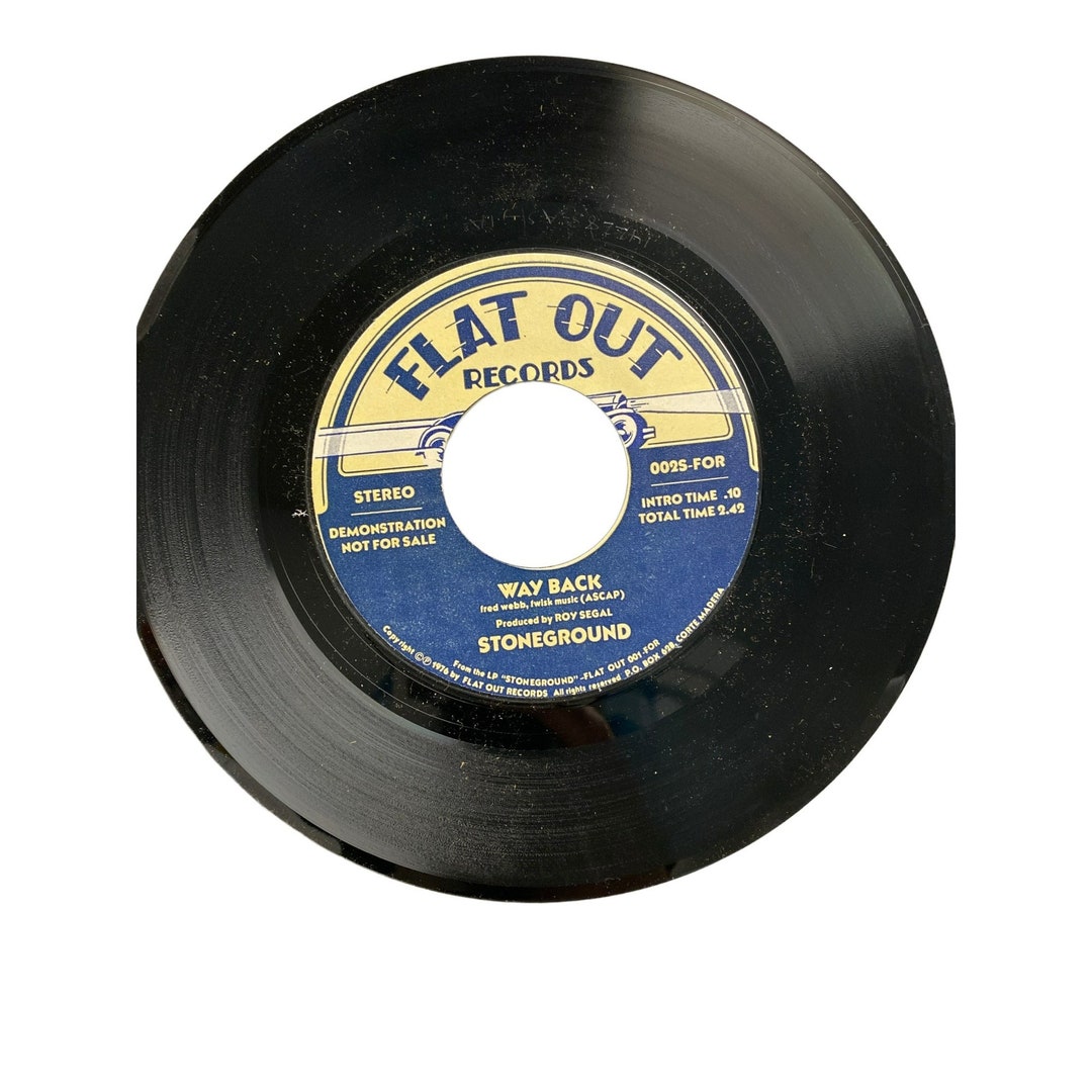 Vintage 7” 45 RPM Vinyl Record Stoneground Way Back - Etsy