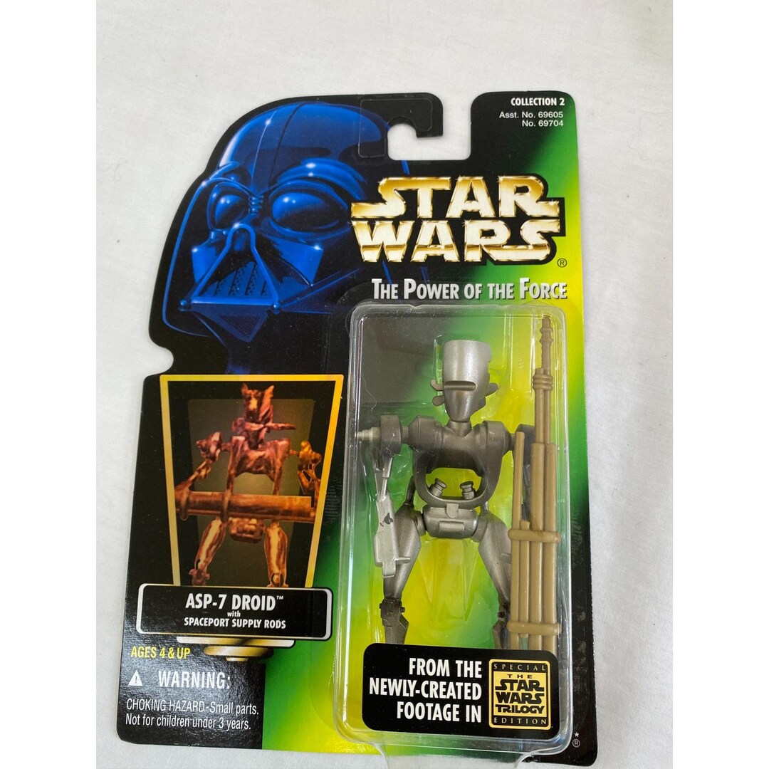Star Wars ASP-7 Droid Spaceport Supply Rods Action Figure NIB - Etsy